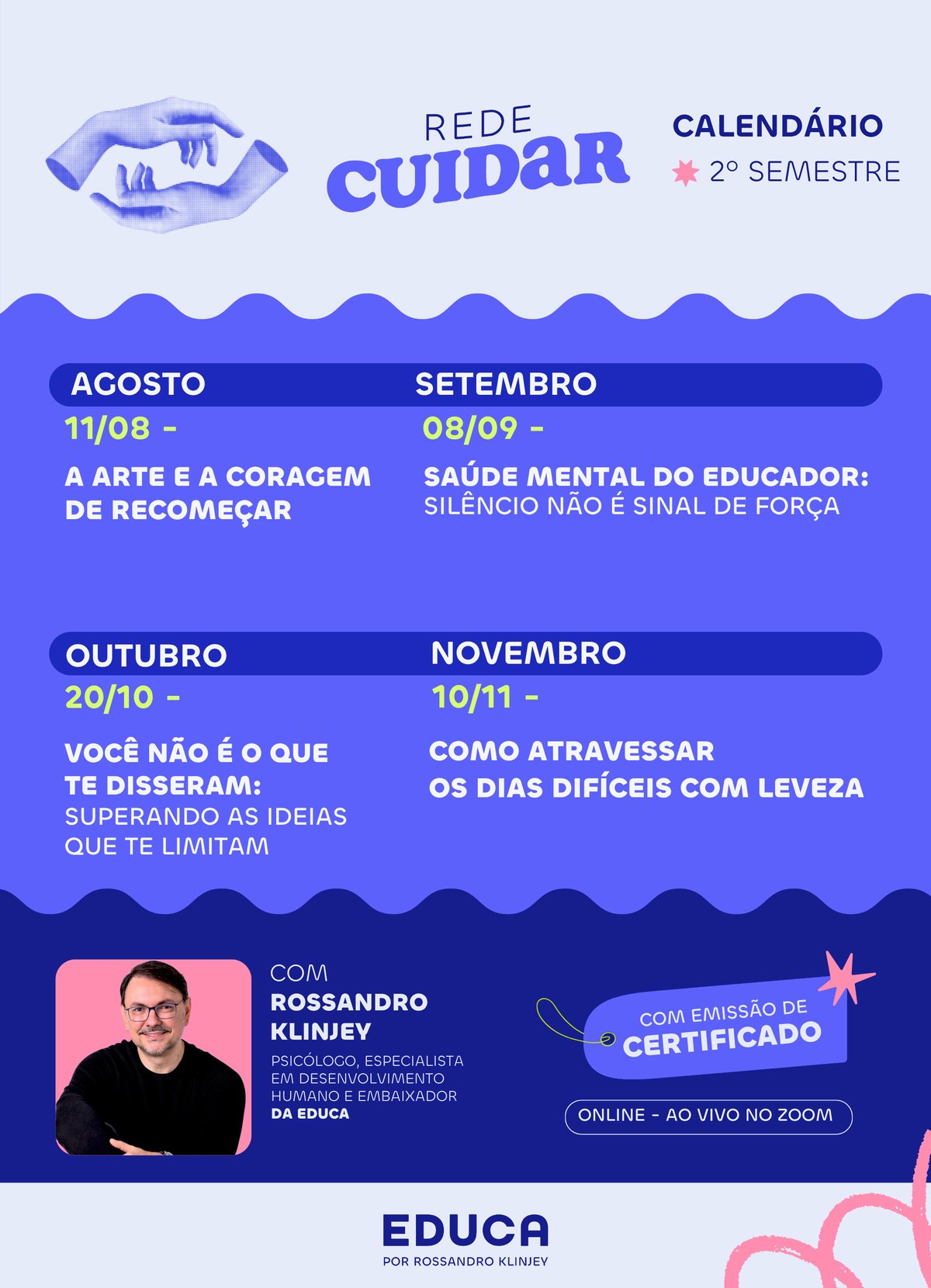 Rede Cuidar: Apoio Emocional para Professores Educa